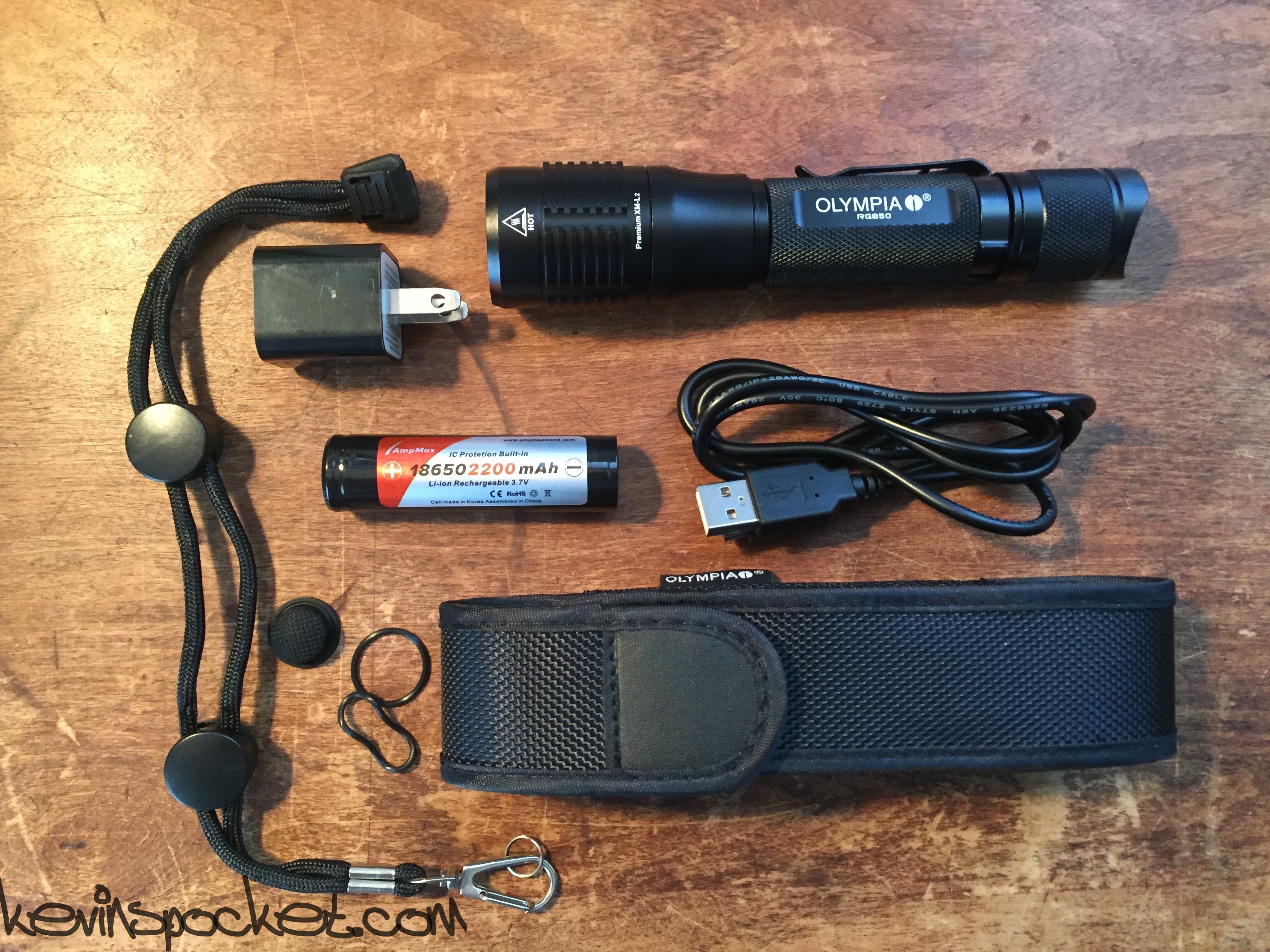 Olympia RG850 LED Flashlight Review – kevinspocket